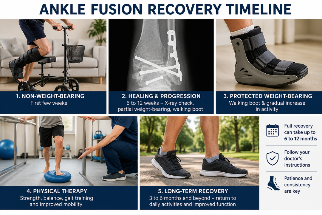 Ankle Fusion Recovery Timeline: What to Expect Week by Week After ...